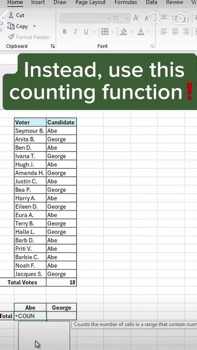 best counting tricks in excel excel microsoft exceltech tricks