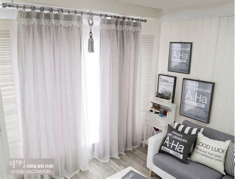 예쁜거실커텐 로맨틱한 이쁜레이스커튼 화사해요 네이버 블로그