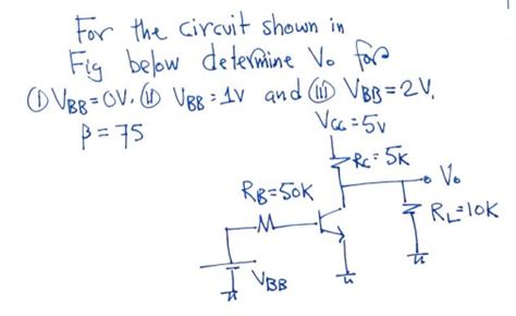 Solved For The Circuit Shown In Fig Below Determine V0 For