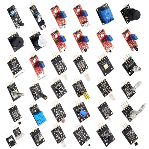 37 in 1 sensor kit compatible with arduino