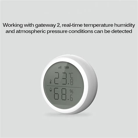 Zigbee Temperature Humidity Sensor With Lcd Screen Grandado