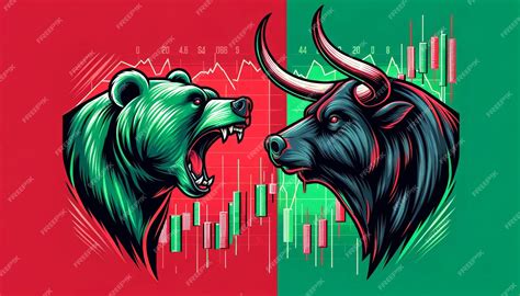 Premium Photo Bull Vs Bear Symbols Of Stock Market Trends Fierce