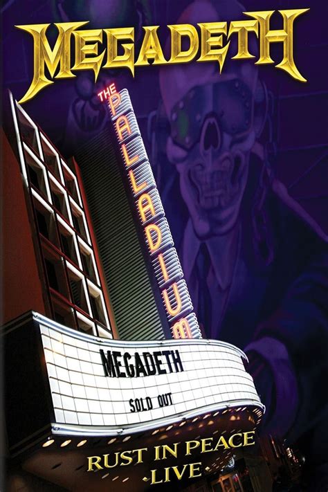 Megadeth Rust In Peace Live 2010 The Poster Database Tpdb