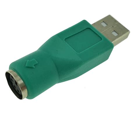 Adaptor Ps2 Mama La Usb Tip A Tata Pentru Tastaturamouse Verde Emagro