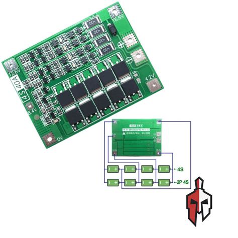 4s 40a Li Ion Lithium 18650 Battery Bms Protection Board Alphatronic