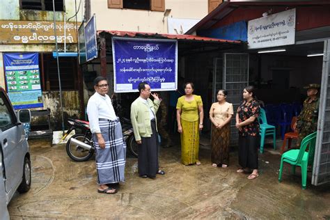 တာမွေမြို့နယ်တွင် ၂ဝ၂၄ ခုနှစ်၊ လူဦးရေနှင့်အိမ်အကြောင်းအရာ သန်းခေါင်စာရင်းကောက်ယူနေမှုအား တာဝန်ရ