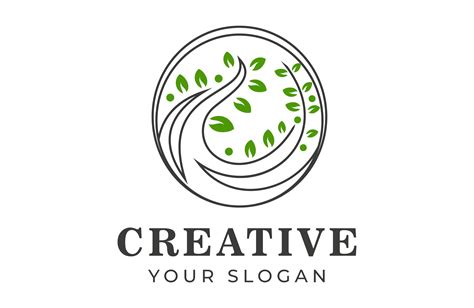 Tree Logo Design Symbol Circle Minimalis Graphic By Key85 Creative Creative Fabrica