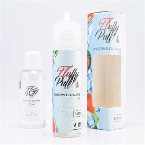 Рідина Fluffy Puff Salt Watermelon Sugar Ice 60ml 0mg набір компонентів купити в Києві та Україні