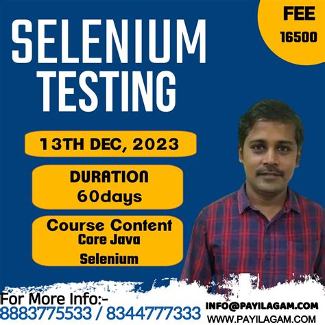Payilagam On Linkedin Payilagam Java Selenium Seleniumtesting Onlineselenium