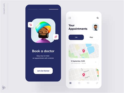 Appointment Scheduling Mobile App Design Concept By Dmitry Lauretsky