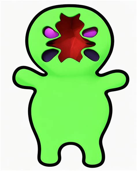 Green Chibi Scp 173 4 By Haros98 On Deviantart