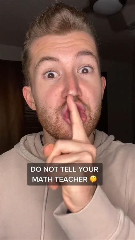 Follow For More Math Tricks Math Lessons Student Life Hacks Life