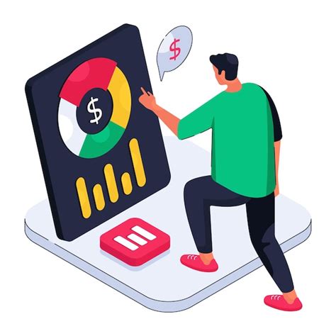 Premium Vector A Trendy Design Illustration Of Pie Chart