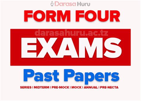 Jepgos Form Four Pre Mock Examinations May 2025
