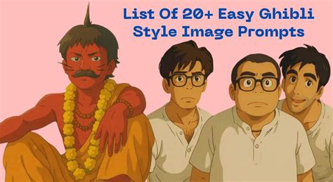 List Of 20 Easy Ghibli Style Image Prompts For Ai Tools Like Chatgpt Gemini And Others