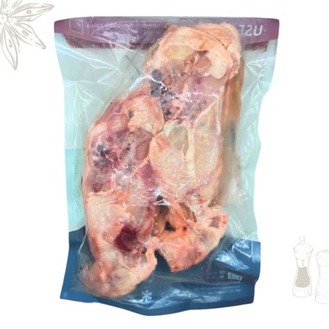 Chicken Carcass Bone 1kg Individually Frozen Halal Punched Foods Savour Quality Halal