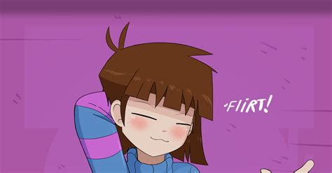 Undertale Frisk Flirting Theblacksunkingのイラスト Pixiv