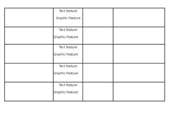 Text Features Chart By Parents As Partners Teachers Pay Teachers