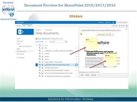 Websio Sharepoint Document Preview Youtube