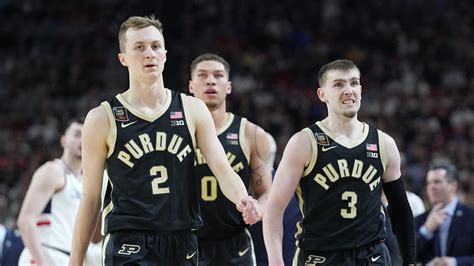 Purdue Boilermakers Take On Uconn In Ncaa Basketball Championship Game