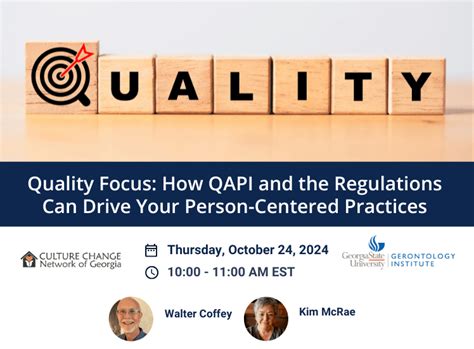 Quality Focus How Qapi And The Regulations Can Drive Your Person