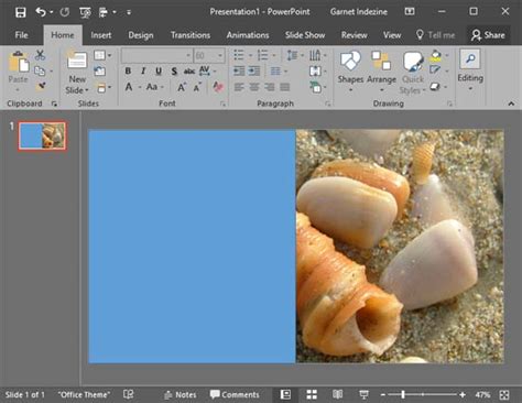 Add Slide Background Fill To Shapes In PowerPoint For Windows