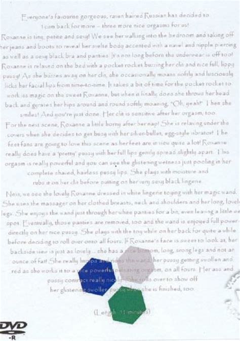 Roxanne Returns 2007 Femorg Adult Dvd Empire