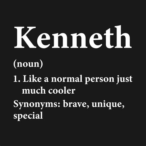 Kenneth Name Definition Funny Personalized Kenneth Name Definition