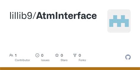 Github Lillib Atminterface