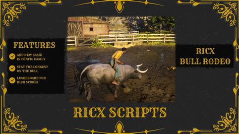 Redm Script Ricx Bull Rodeo Redem Rp And Vorp And Qbr Qr Rsg Script