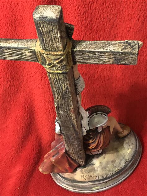 Kimple Molds Large Crucifix Dry Brushed Using Mayco Softee Stains By Jmdceramicsart