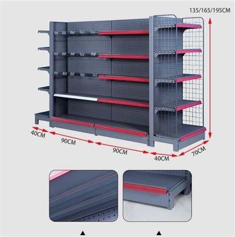 라이트 듀티 더블 사이드 스토어 랙 금속 디스플레이 장비 곤돌라 슈퍼마켓 선반 슈퍼마켓 선반 의 고품질 라이트 듀티 더블 사이드 스토어 랙 금속