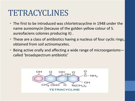 Tetracyclines And Chloramphenicol Broad Spectrum Antibioticspptx