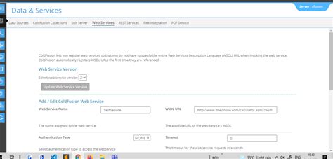 How To Create And Use Web Services In Coldfusion Stack Overflow