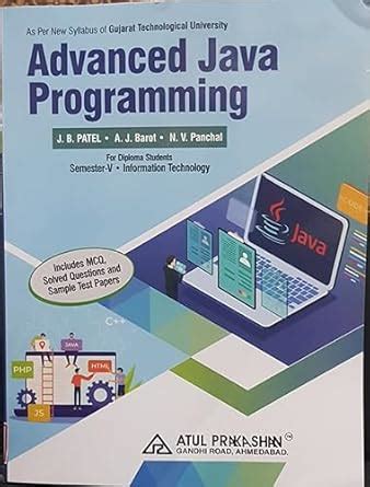 ADVANCED JAVA PROGRAMMING ENGLISH J B PATEL Amazon In Books