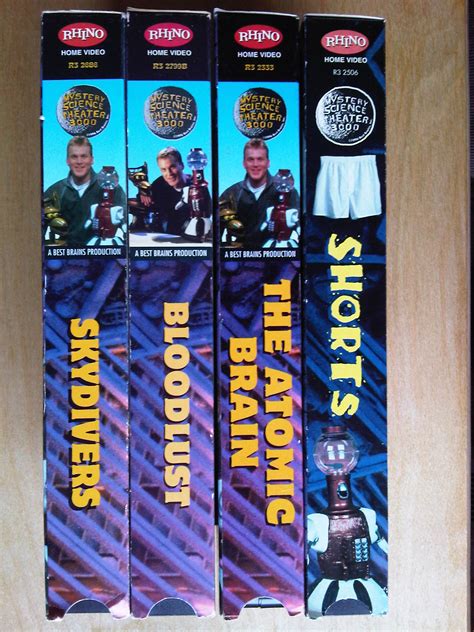 Lot Of MST K VHS Bloodlust Atomic Brain Skydivers Shorts Mystery Science K Planet Thrifto