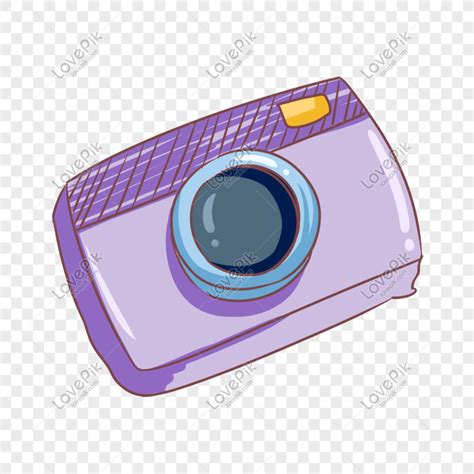 만화 손으로 그린 보라색 카메라 그림 Png 일러스트 무료 다운로드 Lovepik