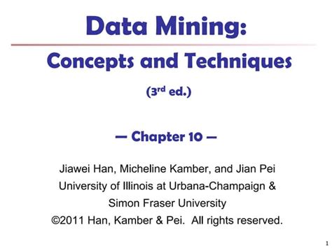 Clustering Techniques Data Mining Book Ppt