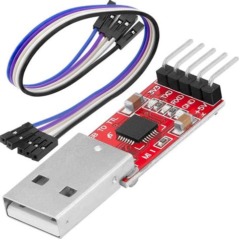 Azdelivery Cp2102 Usb Naar Ttl Converter Hw 598 Voor 33v En 5v Met
