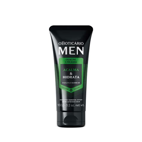 creme pré e pós barba men sport 150g o boticário