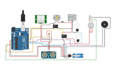 Circuit Design Home Automation Project Tinkercad