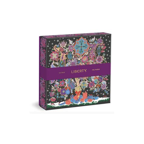 Galison Liberty Christmas Tree Of Life 500 Piece Foil Puzzle — Weve