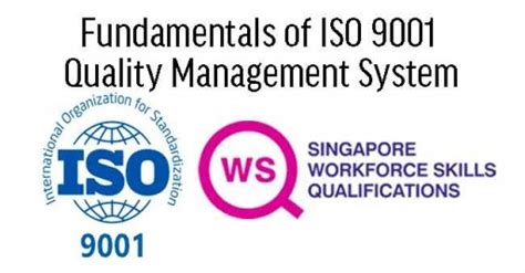 Wsq Fundamentals Of Iso 9001 Quality Management System Course With Wsq Funding Tertiary