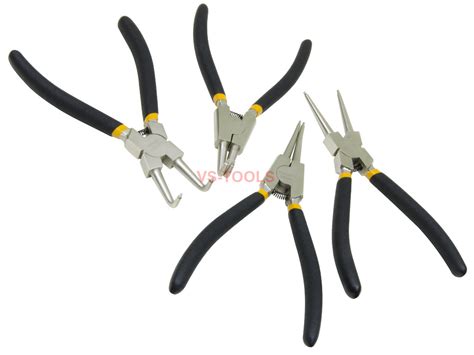 4pcs Internal External Retaining Clips Snap Ring Circlip