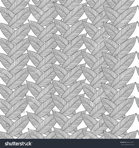 Vector Pattern Tribal Leaf Tribal Forest Stock Vector 560127811 Shutterstock