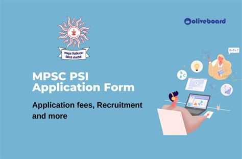 Mpsc Psi Application Form Application Fees Recruitment And More