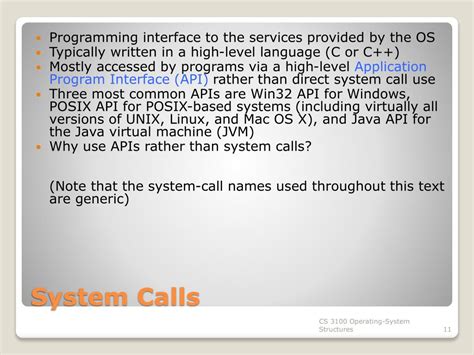 Ppt Operating System Structures Powerpoint Presentation Free