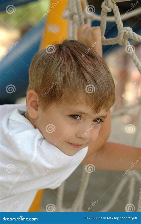 Knappe Jongen Stock Afbeelding Image Of Gezicht Haar