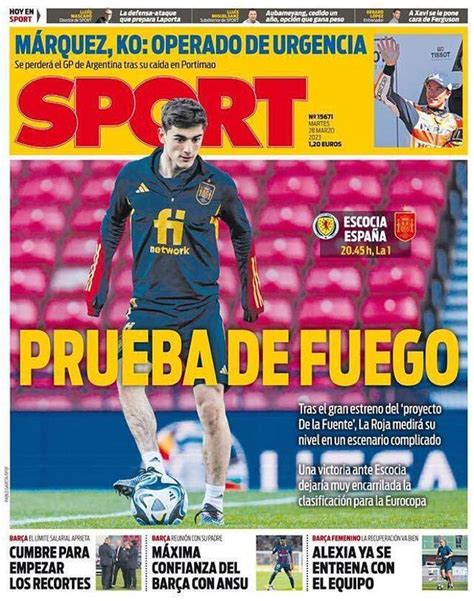 Periódicos Deportivos Hoy 28 De Marzo 2023 Portadas De Los Diarios