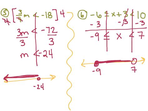 Solving Inequality Equations Math Algebra Inequalities Showme